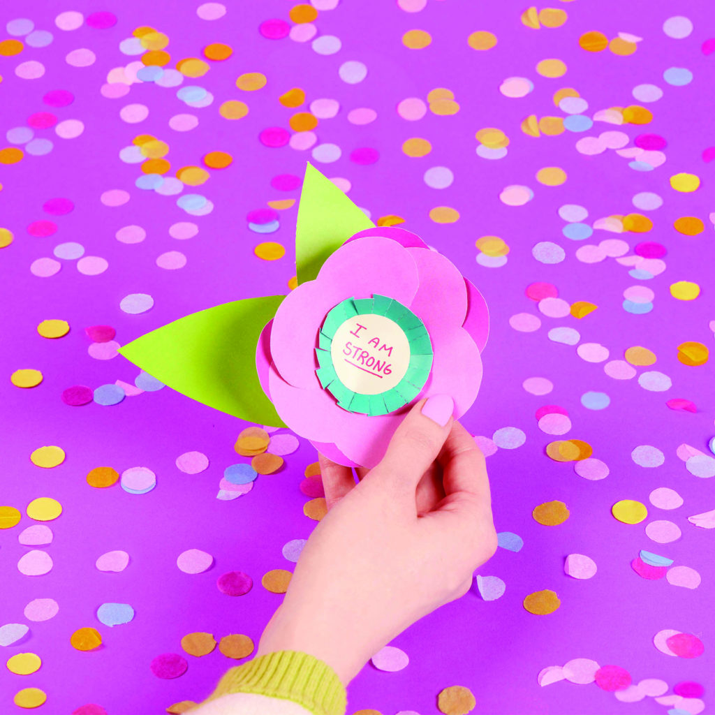 Flower Craft: Positive Affirmations | Glitter Girls