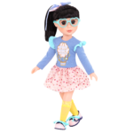 Spun Sugar Fun | Doll Cotton Candy Skirt Outfit | Glitter Girls