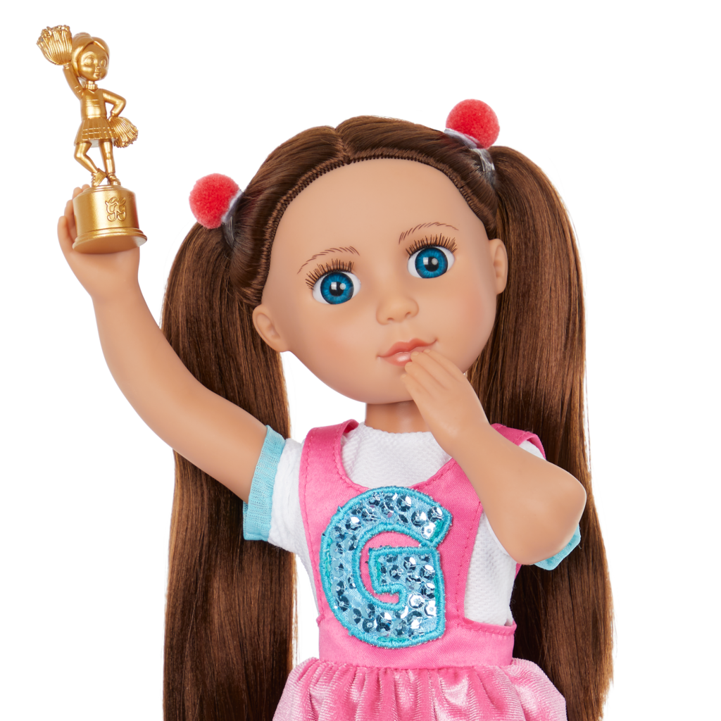 Alfie | Poseable 14” Cheerleader Doll | Glitter Girls