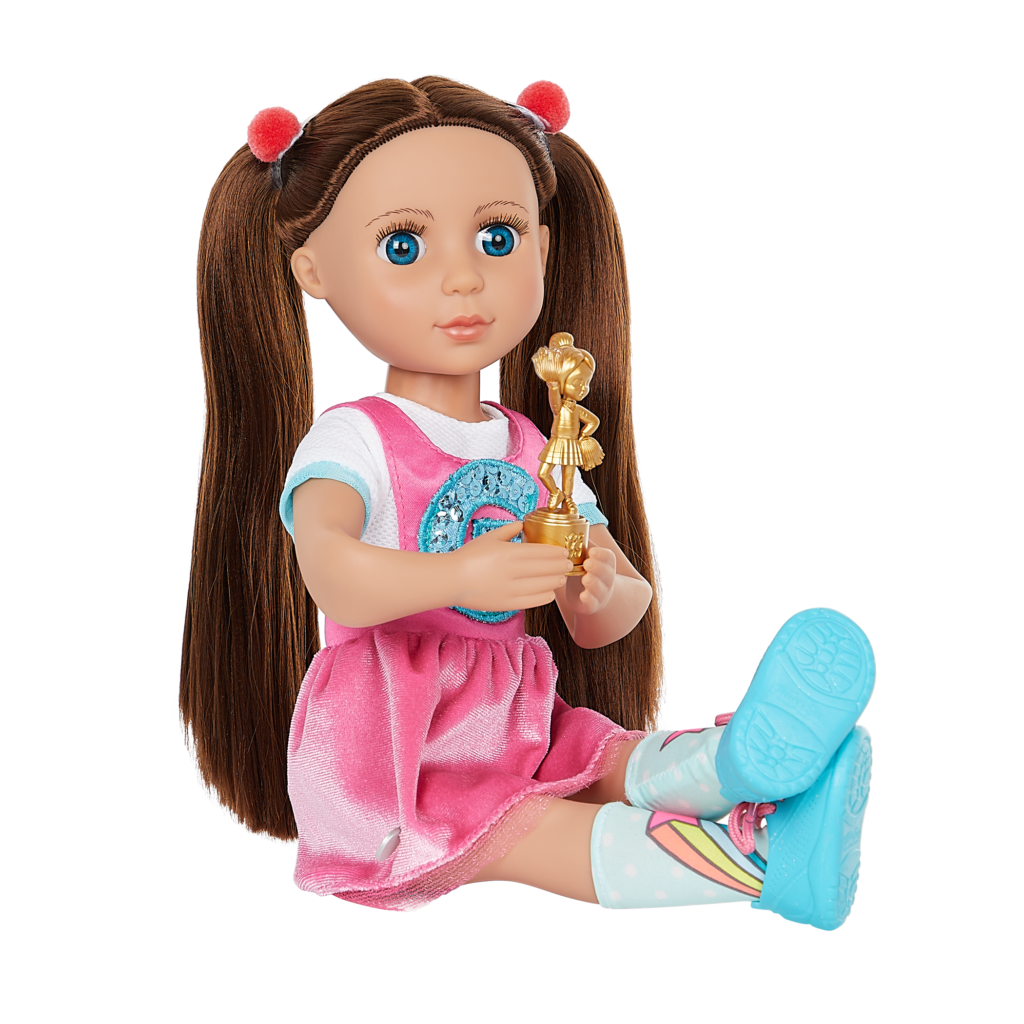 Alfie | Poseable 14” Cheerleader Doll | Glitter Girls