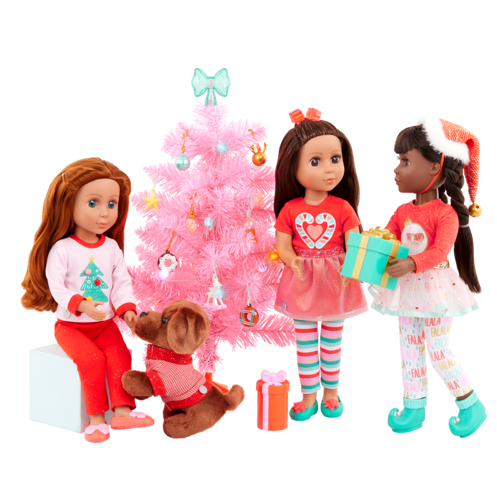 Eve & GG Holiday Tree Playset | Glitter Girls