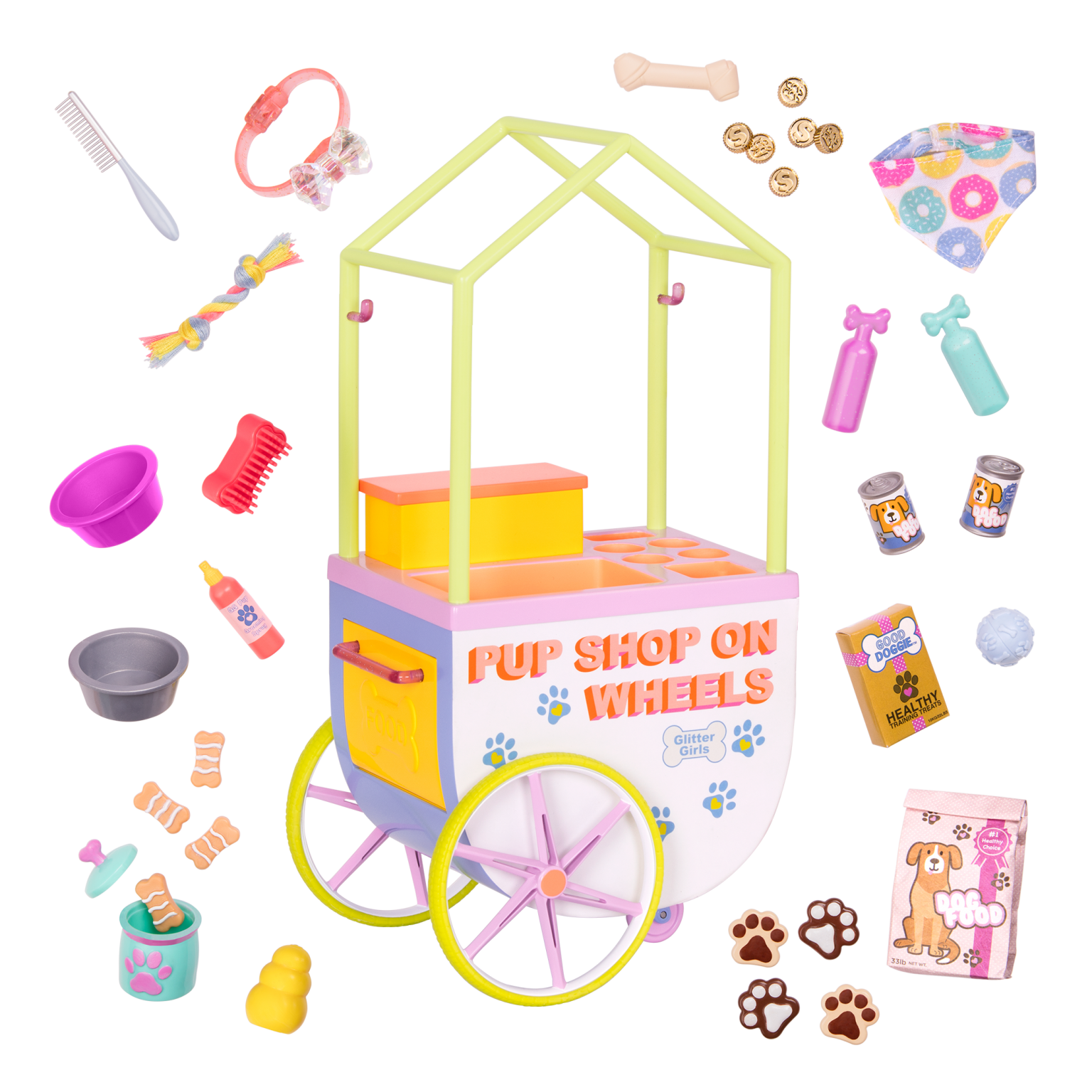 Pop-Pup Shop On Wheels | Glitter Girls