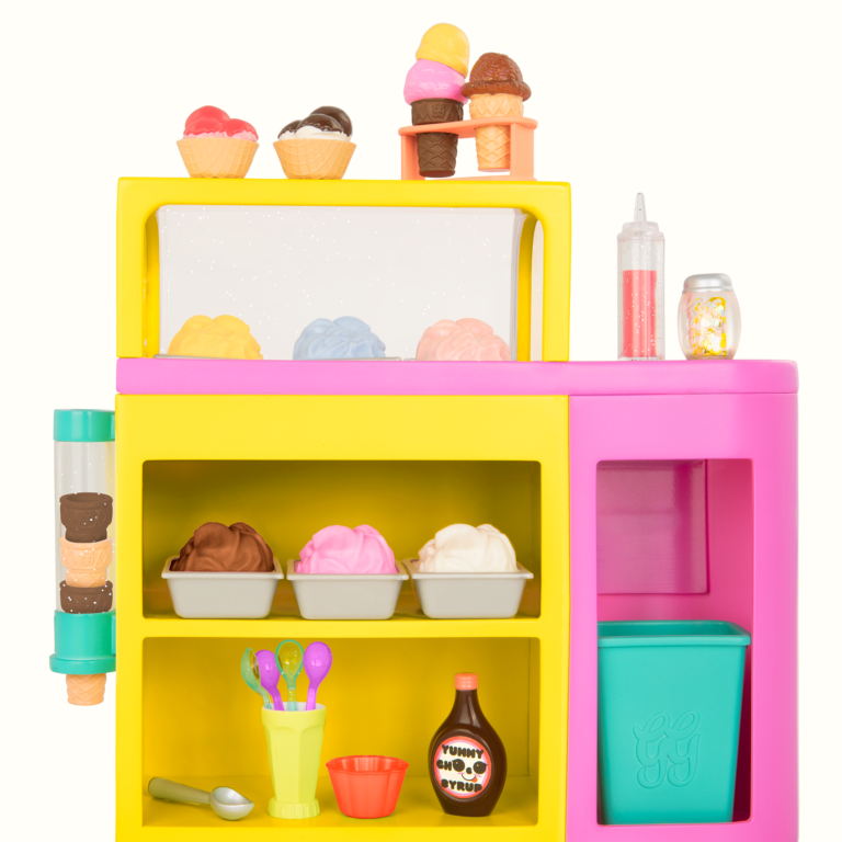 14" Doll Ice Cream Shop Playset | Glitter Girls