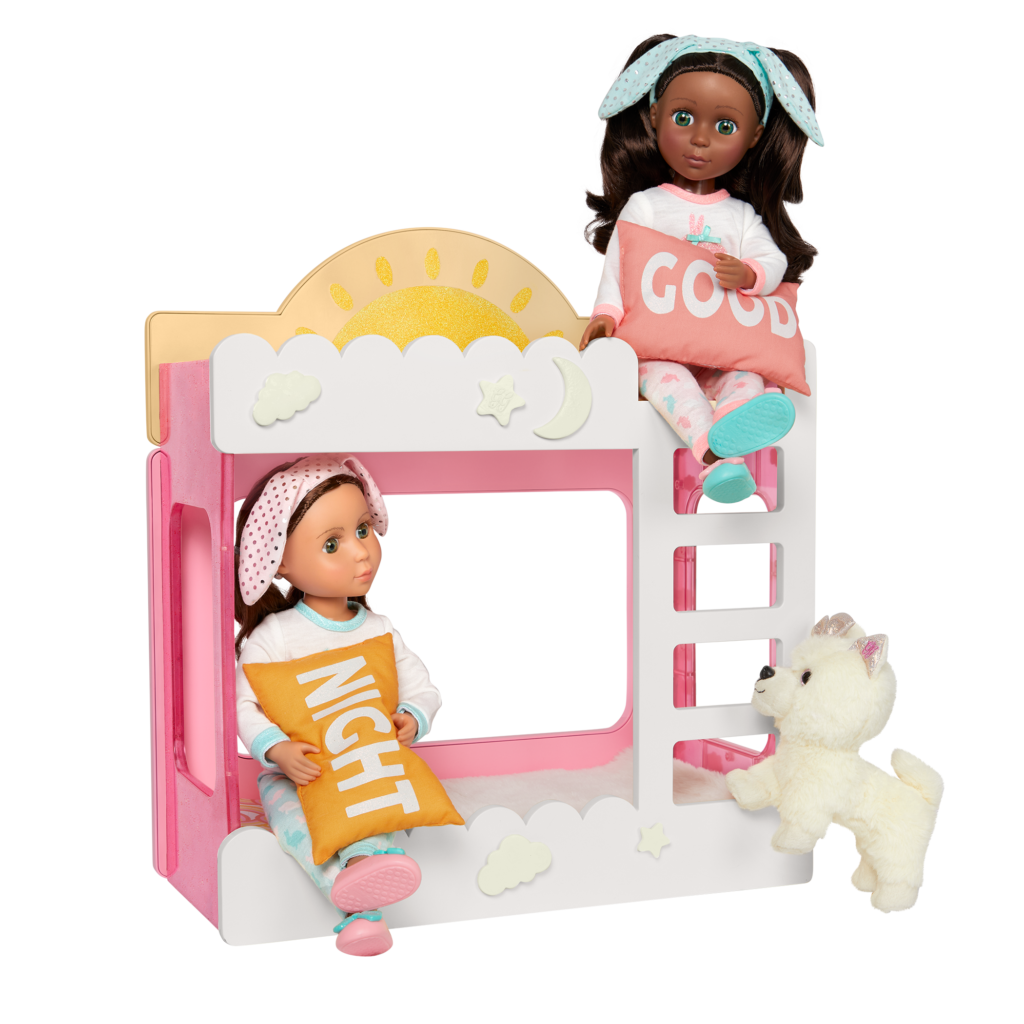 GG Comfy Clouds Bunk Bed | Glitter Girls