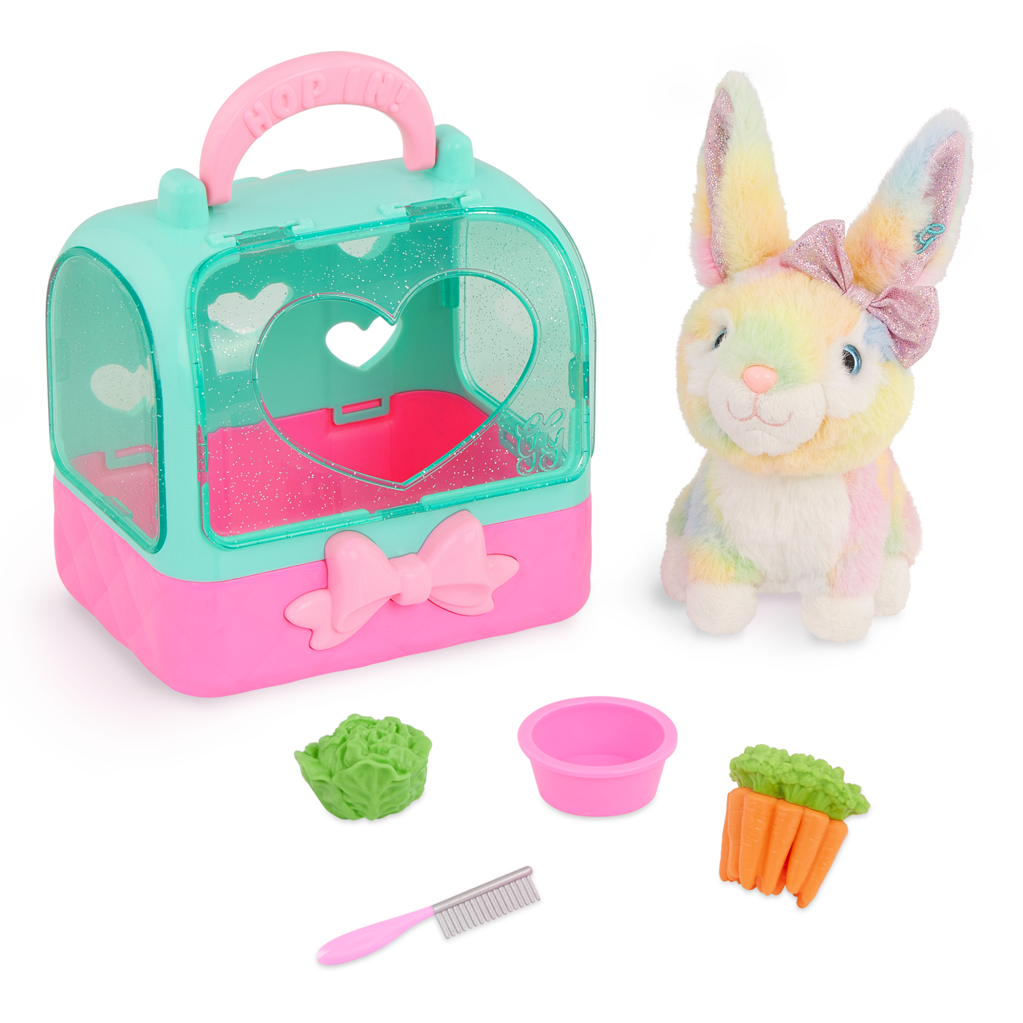 Lulu & GG Bunny Carrier Playset | Glitter Girls